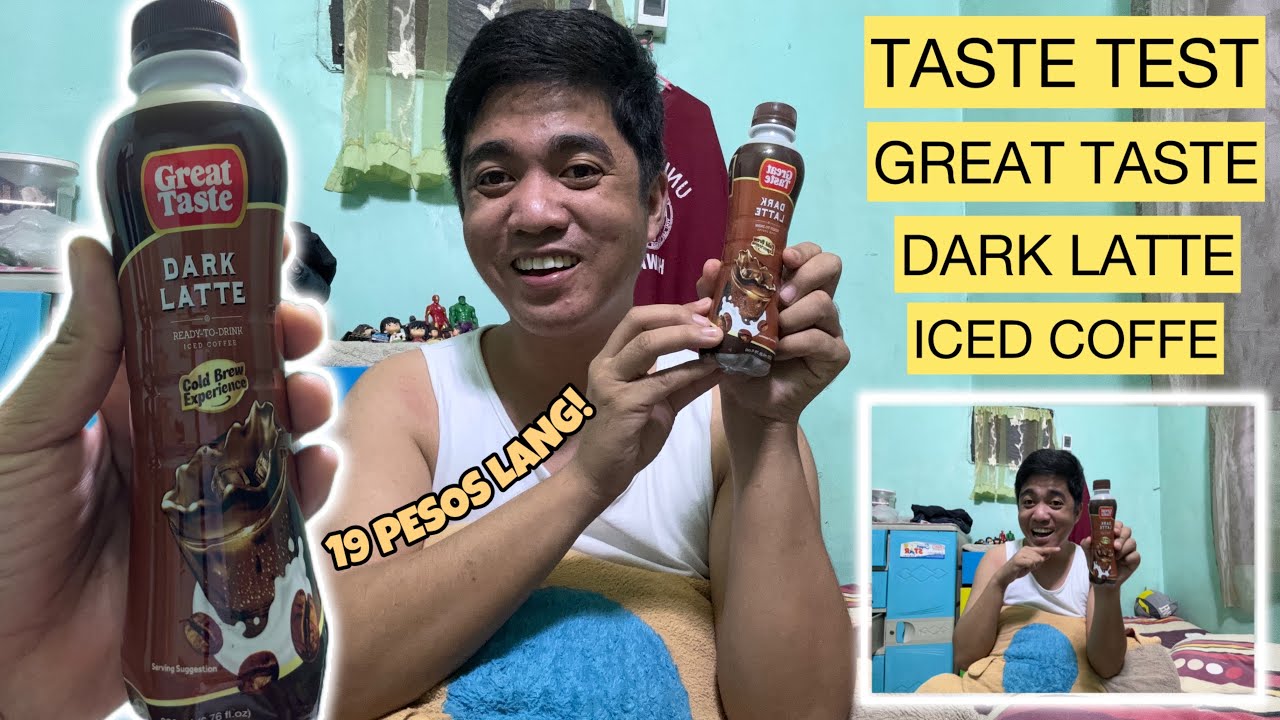 GREAT TASTE DARK LATTE ICED COFEE | COLD BREW EXPERIENCE | FOOD REVIEW ...
