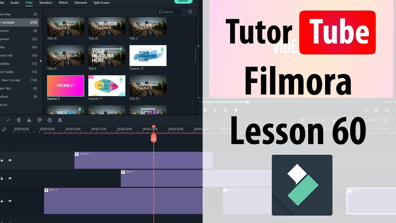 Filmora Tutorial - Lesson 60 - Using Custom Fonts - YouTube