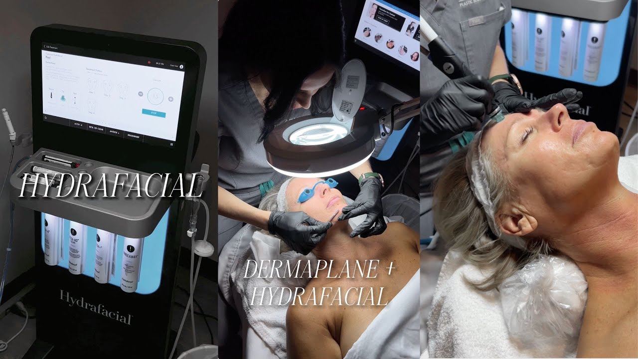 Revitalize Your Skin with a Dermaplane + Hydrafacial! - YouTube