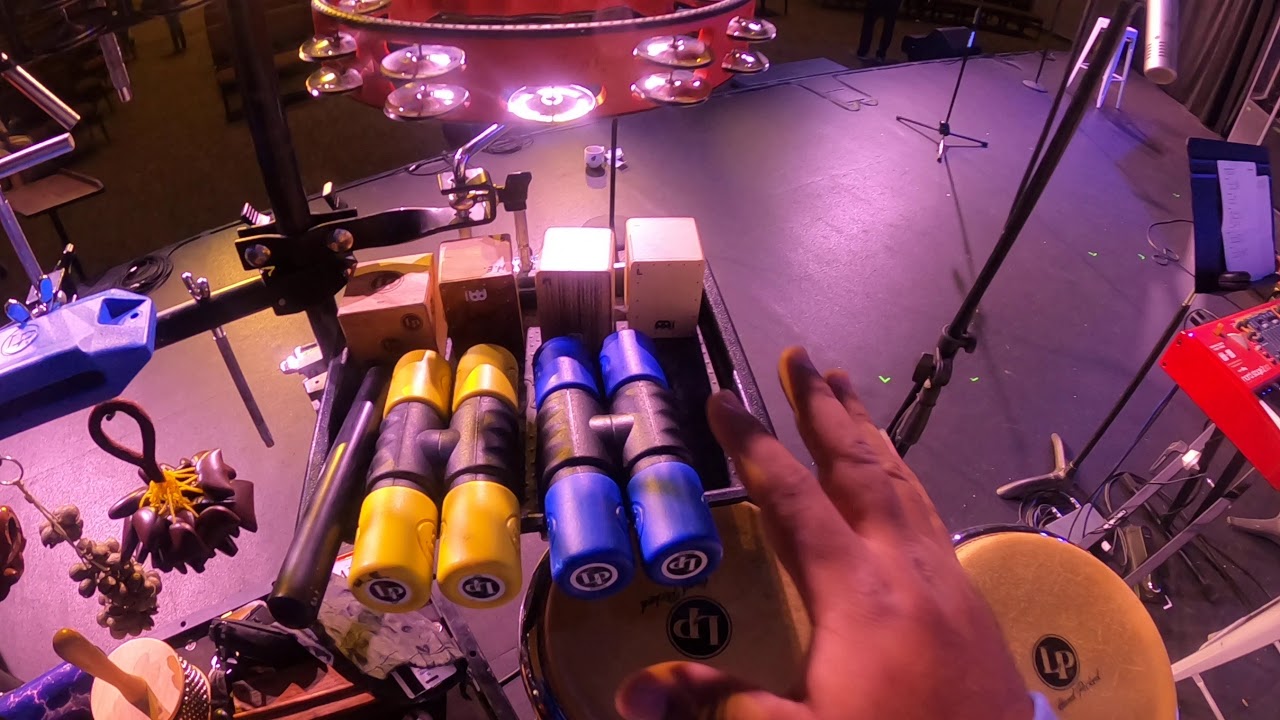 Church percussion rig - YouTube