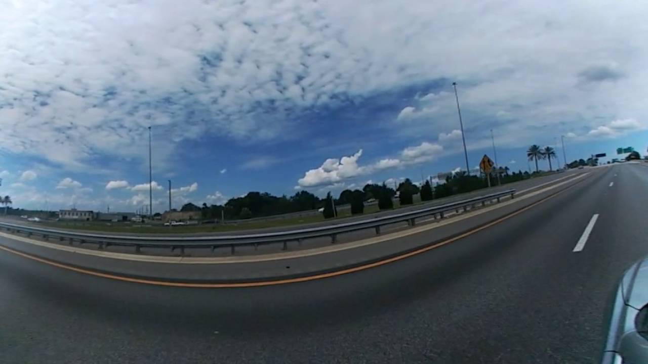 360 degree video - Highway speed drive test - YouTube