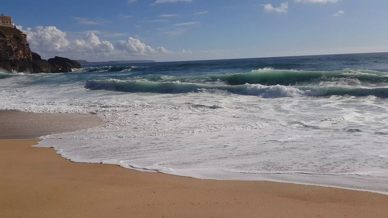 Nazare waves - YouTube