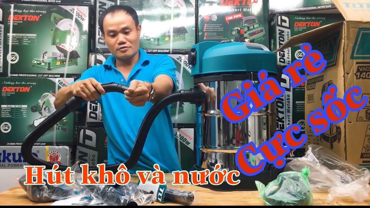 MÁY HÚT BỤI Total TVC14301- 1400W - 30L http://www.youtube.com/c ...