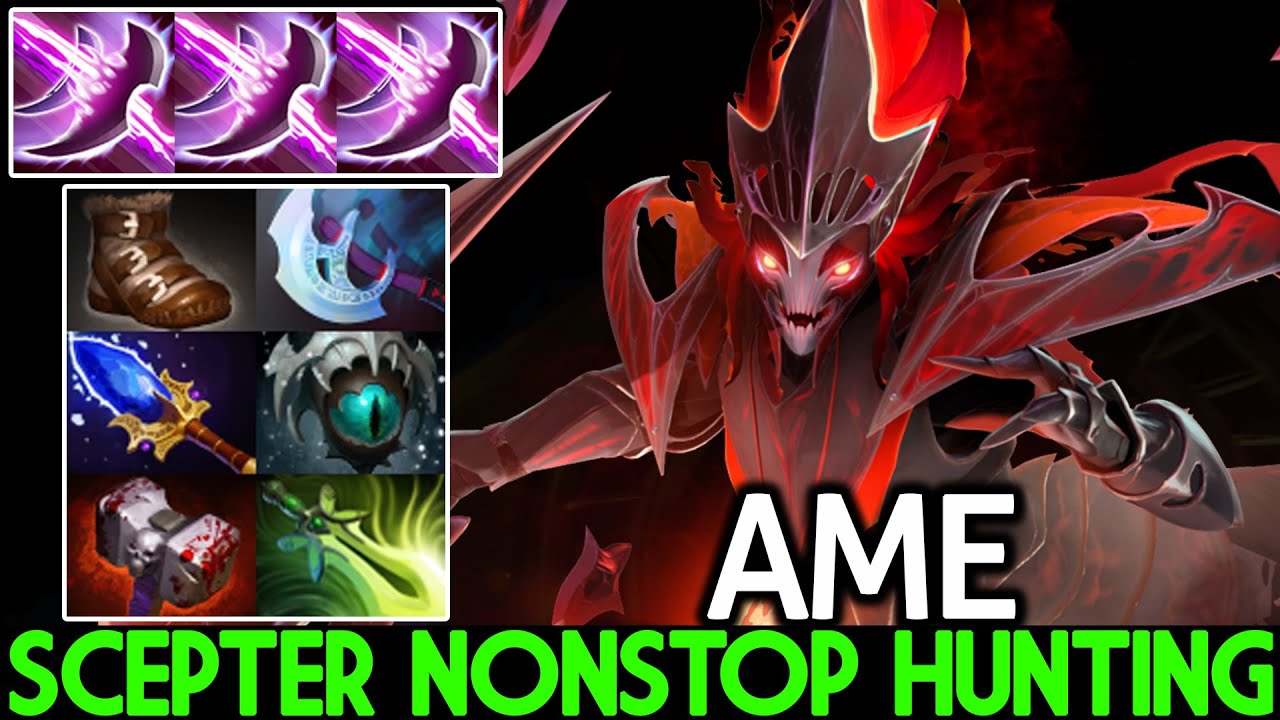 AME [Spectre] Nightmare Carry Late Game Nonstop Hunting Dota 2 - YouTube