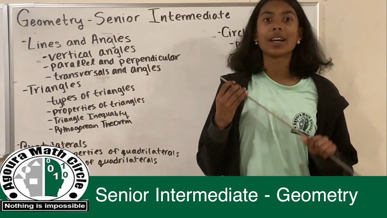 Senior Intermediate - Geometry Part 1 Presented by Sriya Kalyan - YouTube