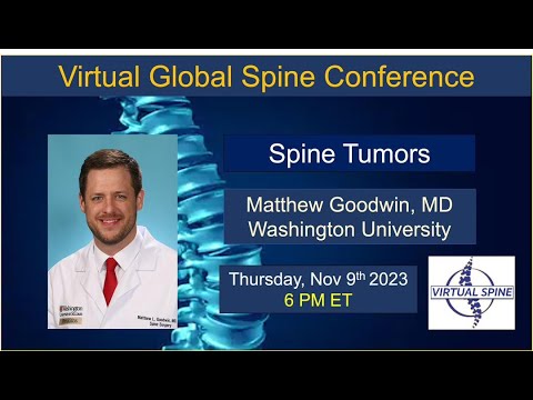 Spine Tumors with Dr. Matthew Goodwin. Nov 9th, 2023. - YouTube