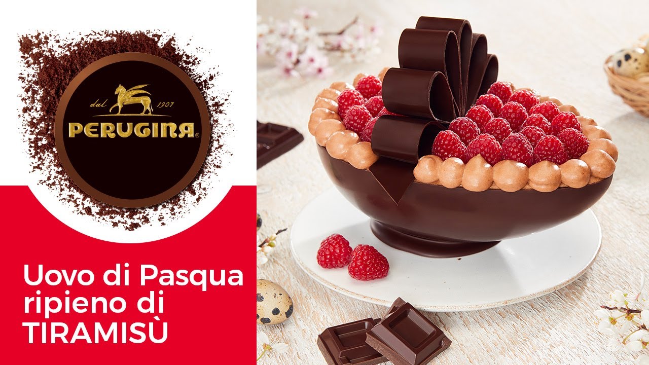 Uovo di Pasqua ripieno di tiramisù - YouTube