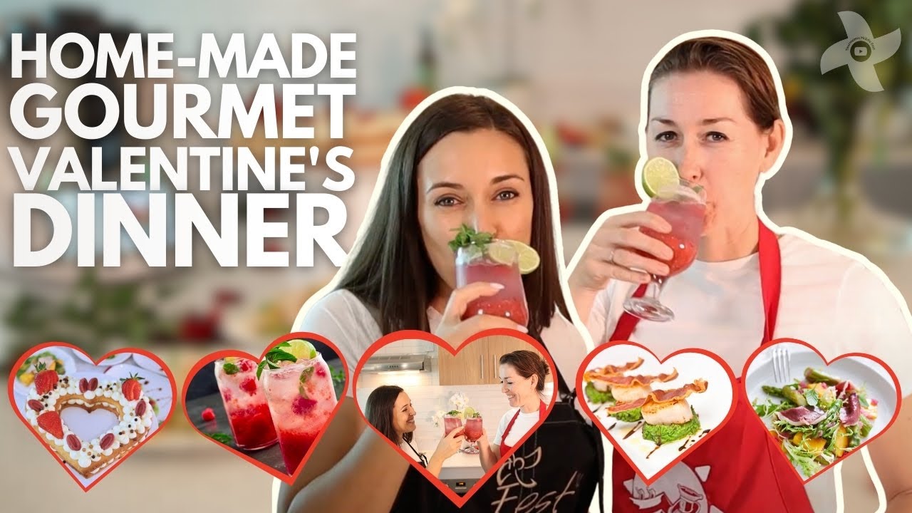 Homemade Gourmet Valentines Dinner with Thermomix - YouTube