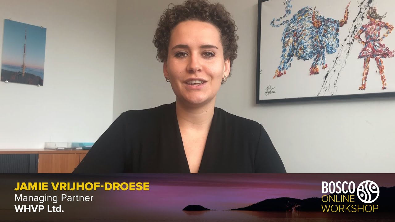 Jamie Vrijhof-Droese, WHVP Ltd. | Bosco Online Workshop 08.10.2020 ...