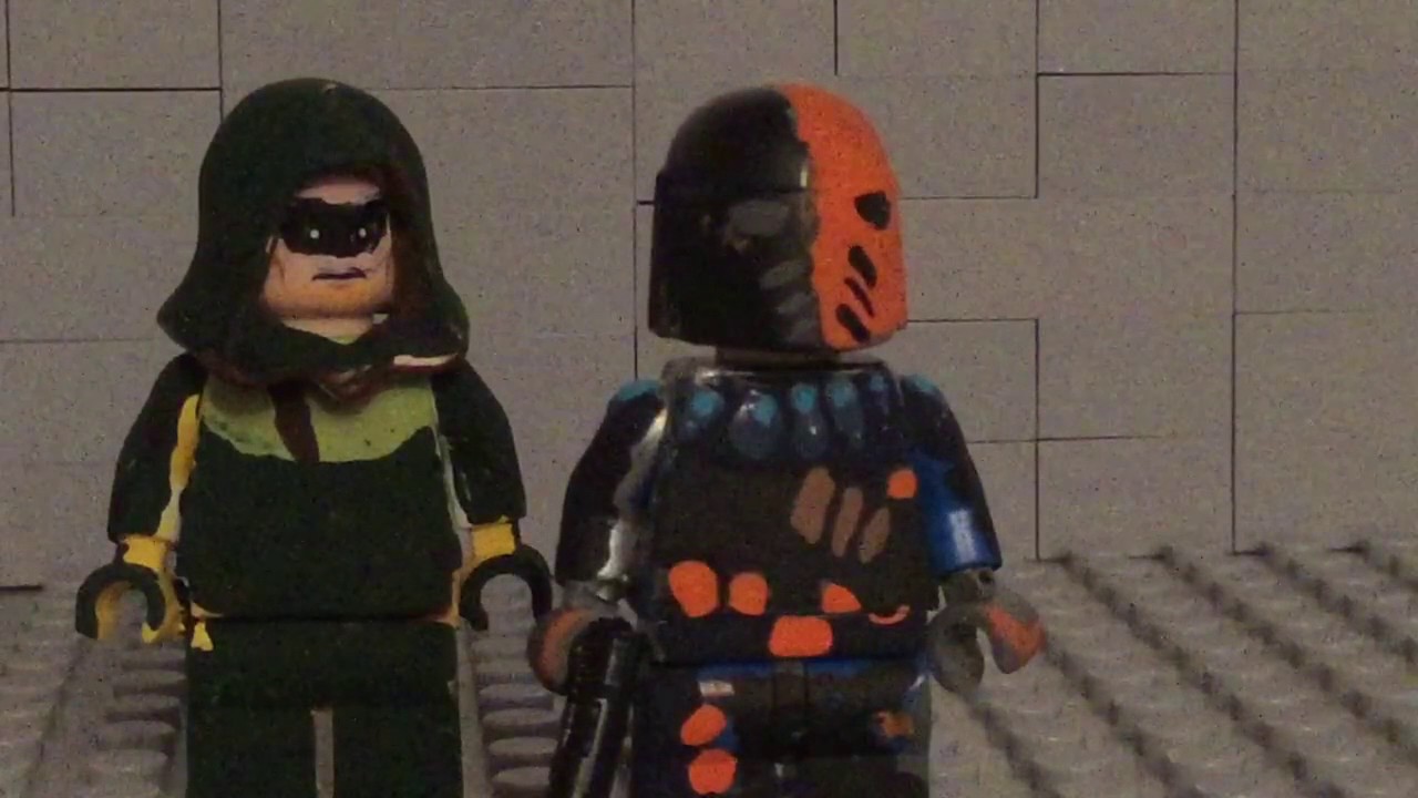 custom Lego cw arrow green arrow & deathstroke showcase - YouTube
