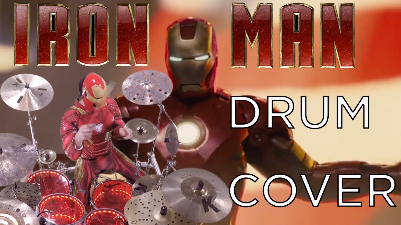 IRON MAN - DRUM COVER & AVENGERS TRIBUTE MEDLEY - YouTube