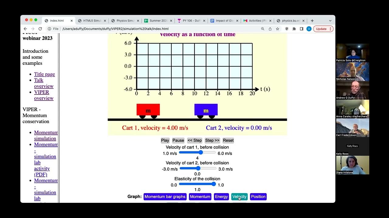 PICUP Webinar: Various ways to use HTML5 simulations in a physics class - YouTube