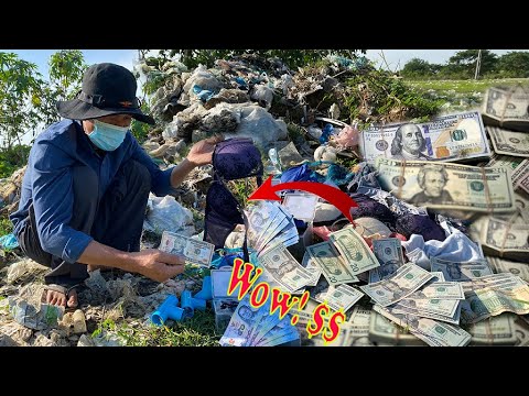 Great day! found a lot of money $$, bra and old thing form trash ...