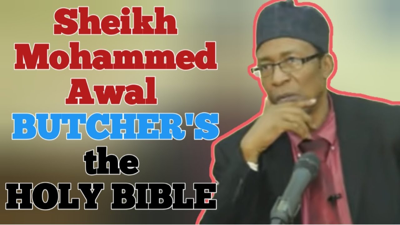 Watch how Sheikh Mohammed Awal lies to his audience about the Bible ...