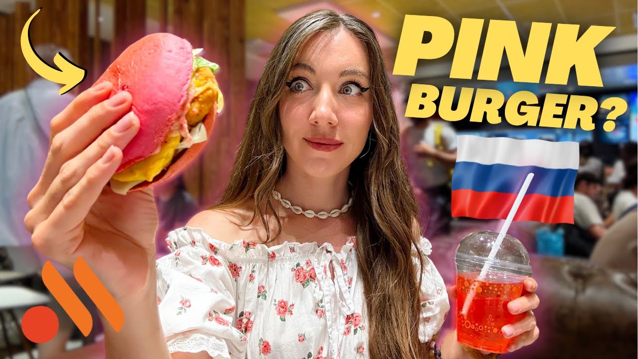 RUSSIAN McDonald’s New Menu! 🌸 Russia’s Cutest Burger? | Russia Vlog ...