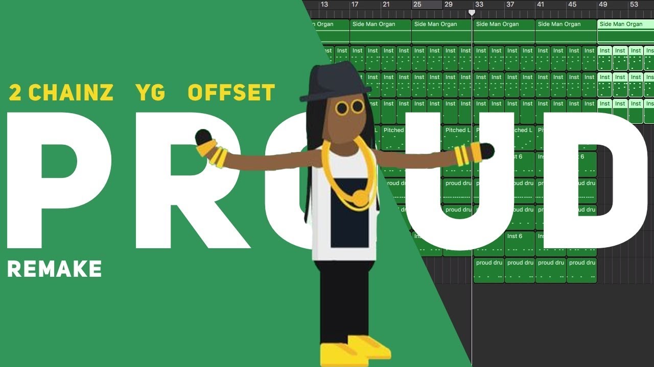 Making a Beat: 2 Chainz - PROUD ft. YG, Offset (Remake) - YouTube