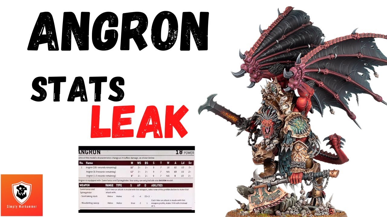 Angron Stats Leak - YouTube