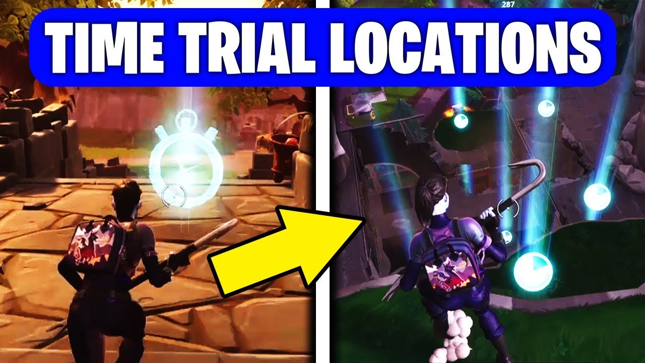 Fortnite 'Complete Timed Trials' ALL LOCATIONS/GUIDE (Season 6 Week 3 Challenges) - YouTube