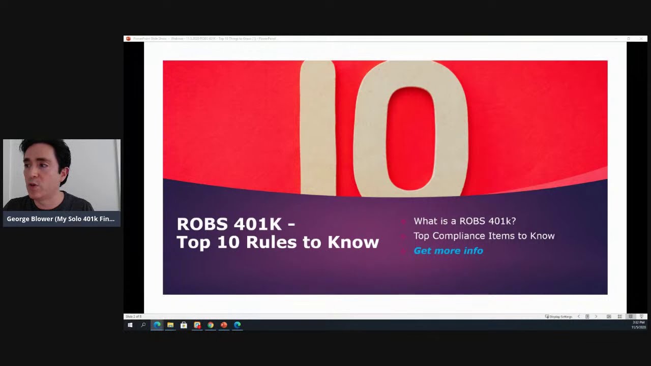 ROBS 401K Business Financing Program - Top 10 Rules to Know about a ...