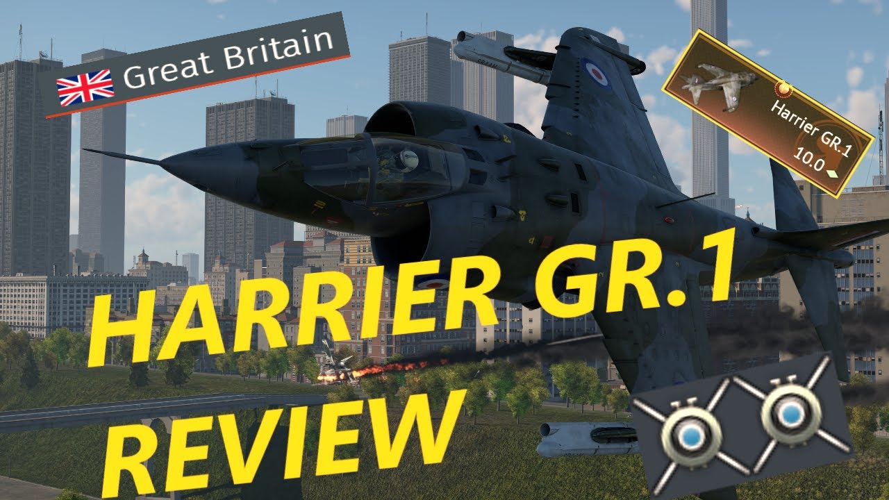 HARRIER GR.1 REVIEW (War Thunder) - YouTube