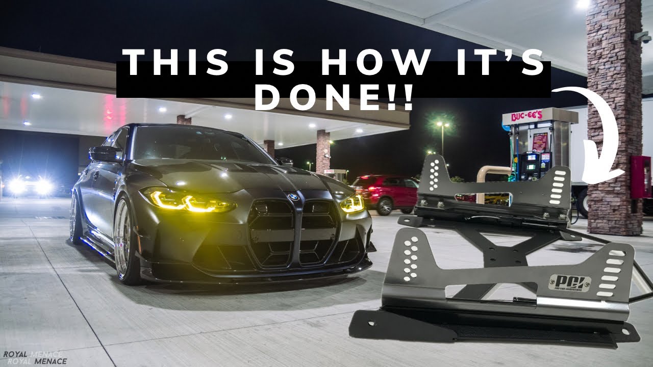 [4K] HOW TO: ASSEMBLE PCI Racing Seat Mount/Sliders - POV - Step By ...