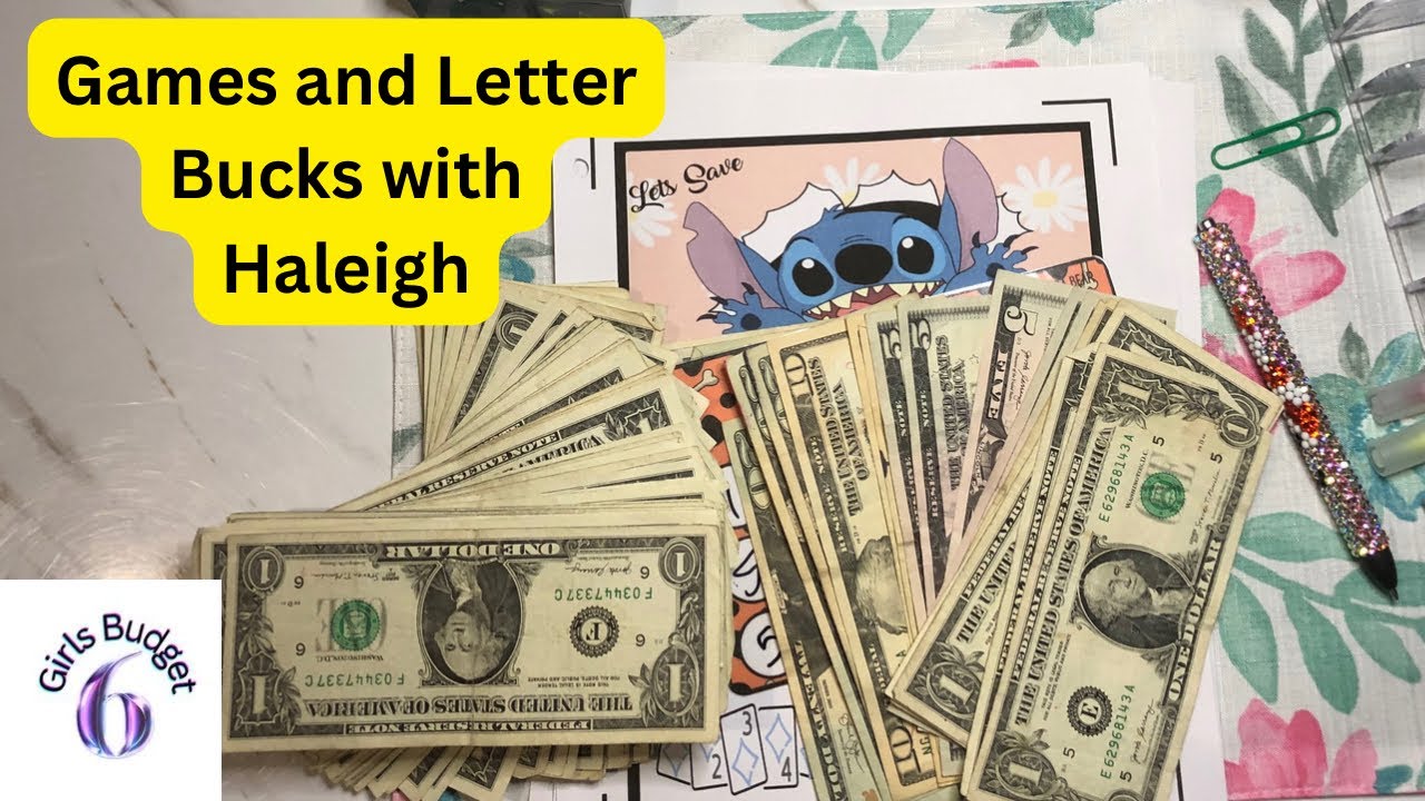 Games and Letter bucks with Haleigh - YouTube