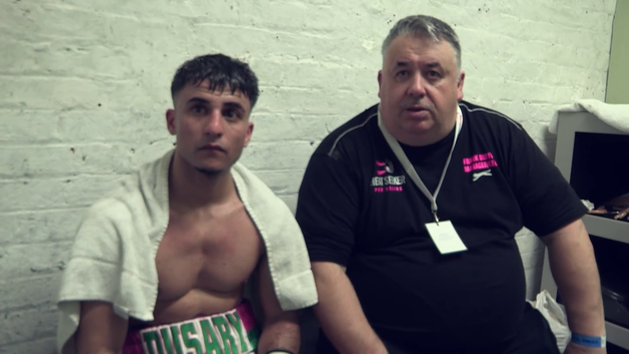 Omar Dusary gets win No2 and his first stoppage at the Warehouse - YouTube