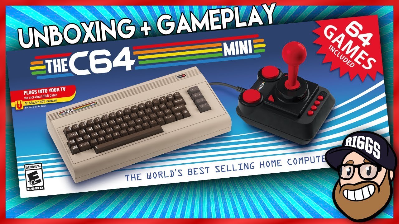 THE C64 Mini Unboxing + Gameplay - Commodore 64 - YouTube