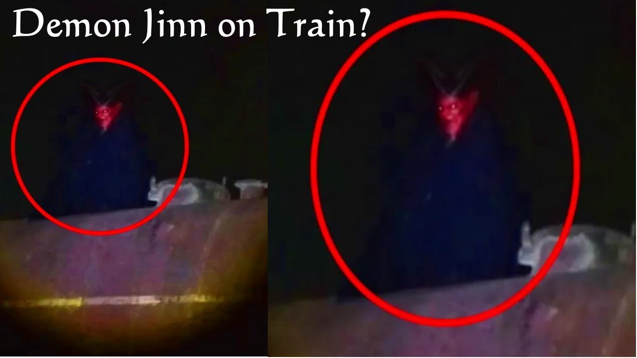 Scary Demon Jinn Spotted on Rustic Train...#ghost #bhoot #demon - YouTube