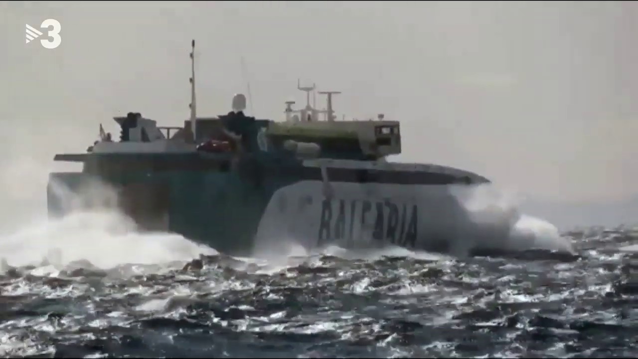 Temporal marítim a l'arxipèlag Balear - YouTube