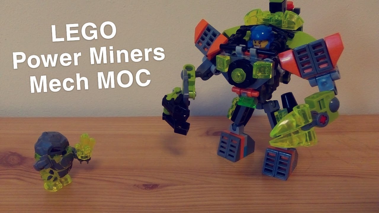 LEGO Power Miners Mech MOC /Prezentacja MOCka/ - YouTube