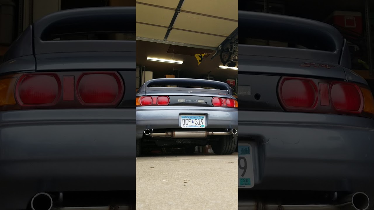 MR2 Magnaflow 12267 custom exhaust 4th gen 3sgte - YouTube