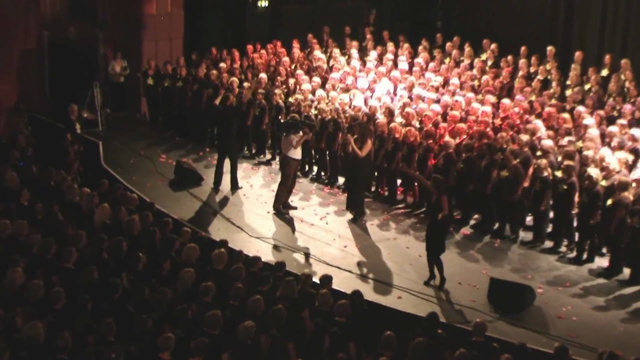 Rock Choir Hammersmith Apollo Something Inside So Strong - YouTube