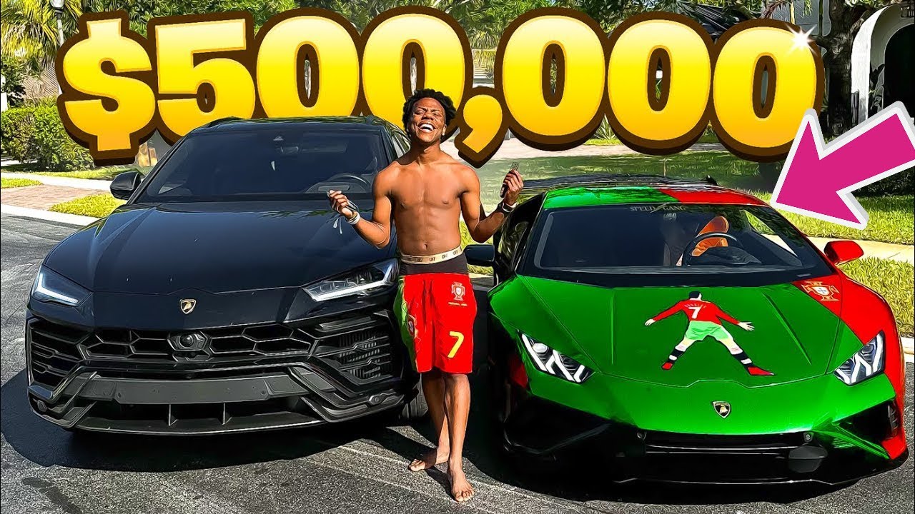 IShowSpeed First Time Driving His Lamborghini ! - YouTube