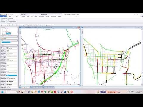 Cube-Voyager, Tutorial 9: Walkable Land Use scenario, with heavy ...
