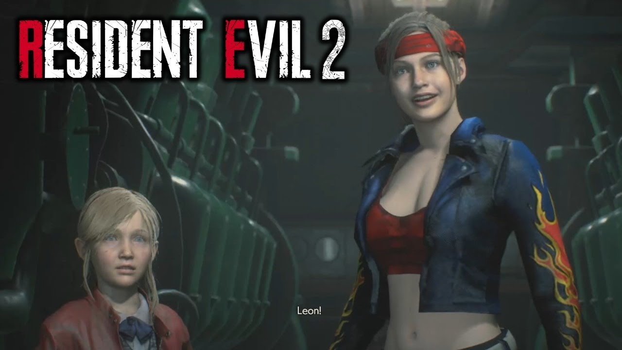 🔴RESIDENT EVIL 2 - (Claire Flame Jacket) - YouTube