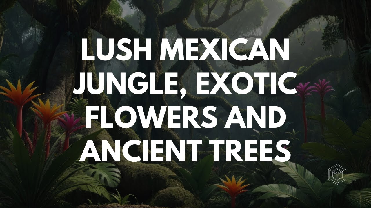 3 min. of lush Mexican jungle, exotic flowers and ancient trees | AI ...