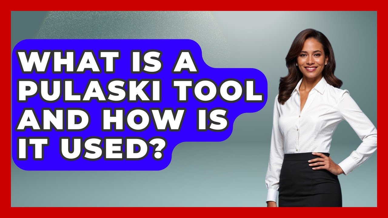 What Is A Pulaski Tool And How Is It Used? - High Stakes Jobs - YouTube