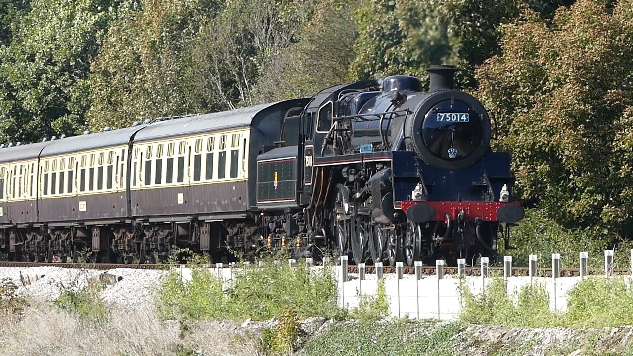 DSR Steam Train 75014, Braveheart. #dartmouthsteamrailway #train # ...