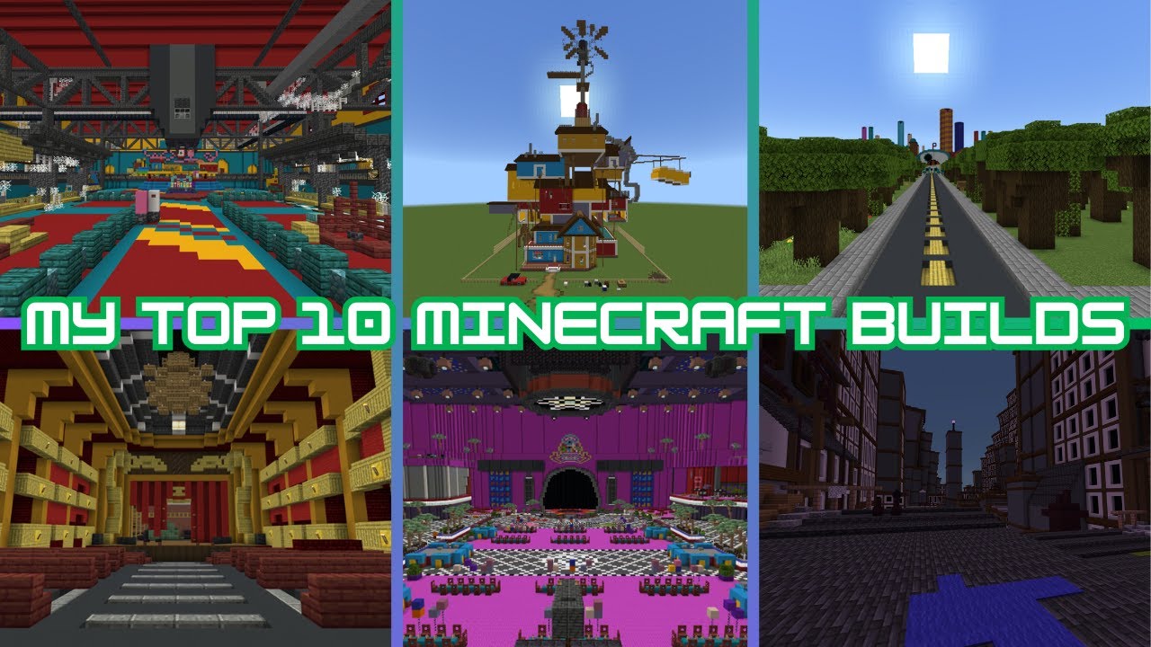 My Top 10 Favorite Builds I've Made in Minecraft - YouTube
