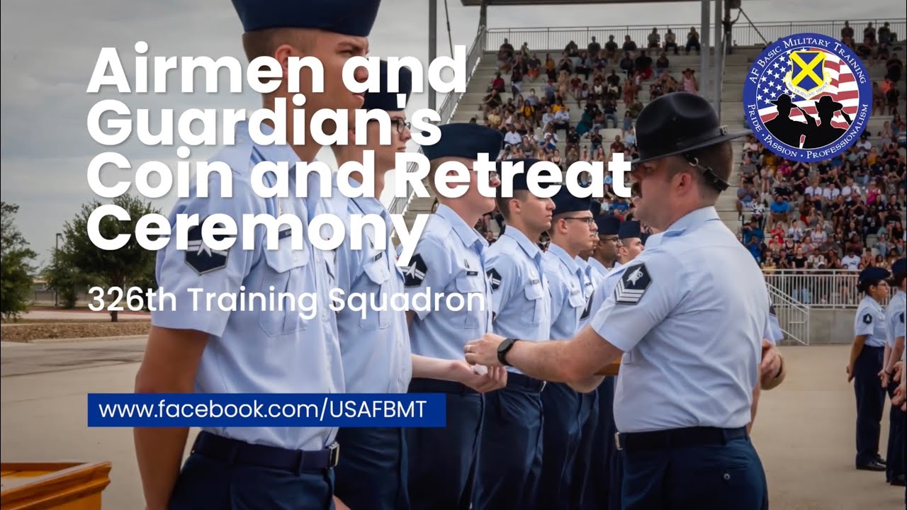326th Training Squadron Airmen and Guardians' Coin and Retreat Ceremony ...