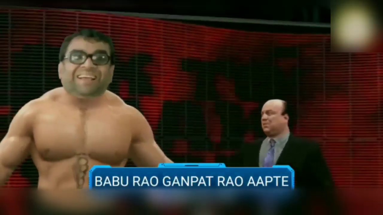 Most awaited WWE face-off 💪 Babu Rao vs Munna 😀😂 - YouTube
