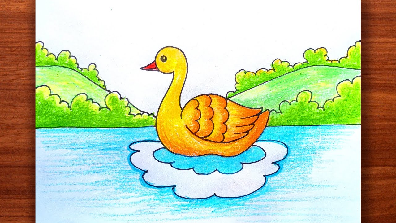 How to Draw a Duck ll How to Draw Duck Drawing ll Drawing Easy ll How ...