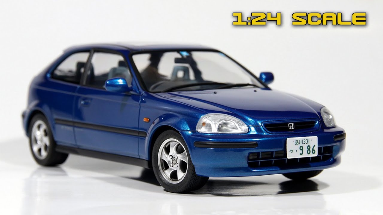HONDA CIVIC (1/24 scale model ) HONDA CIVIC ( 1/24 Масштабная модель ...