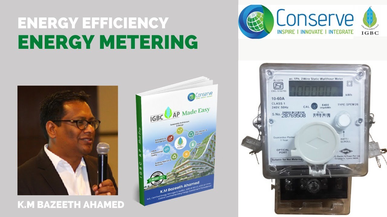 Energy Metering | Energy Efficiency | IGBC AP Exam Preparation - YouTube
