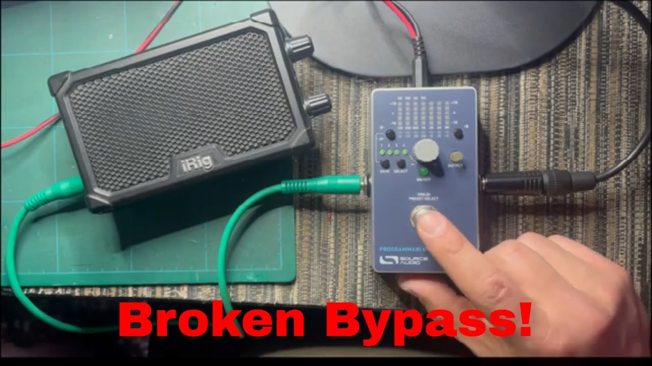 Riparazione Source Audio SA170 - YouTube