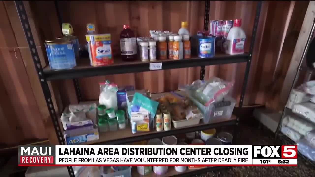 Maui Recovery Efforts: Lahaina area distribution center set to close ...