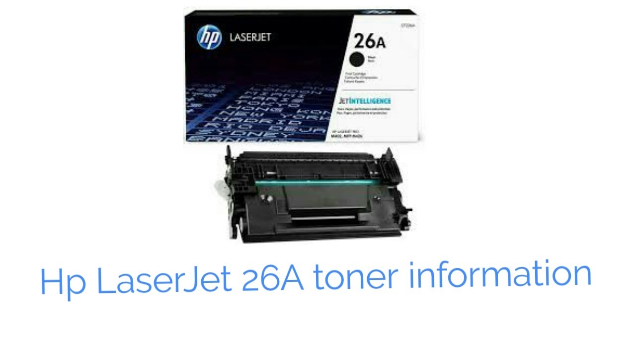 HP LaserJet 26A Toner Cartridge CF226A /HP 26A Black Original LaserJet ...