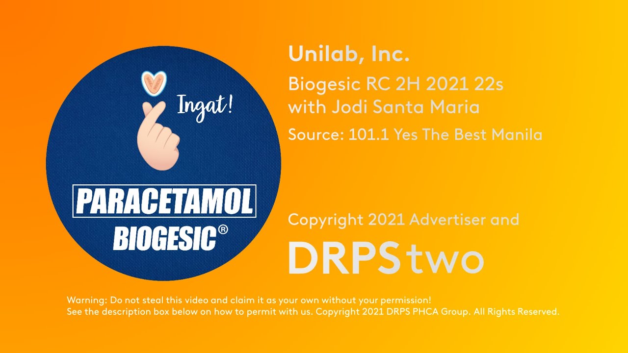 Biogesic Radio Commercial 2H 2021 22s with Jodi Santa Maria - YouTube