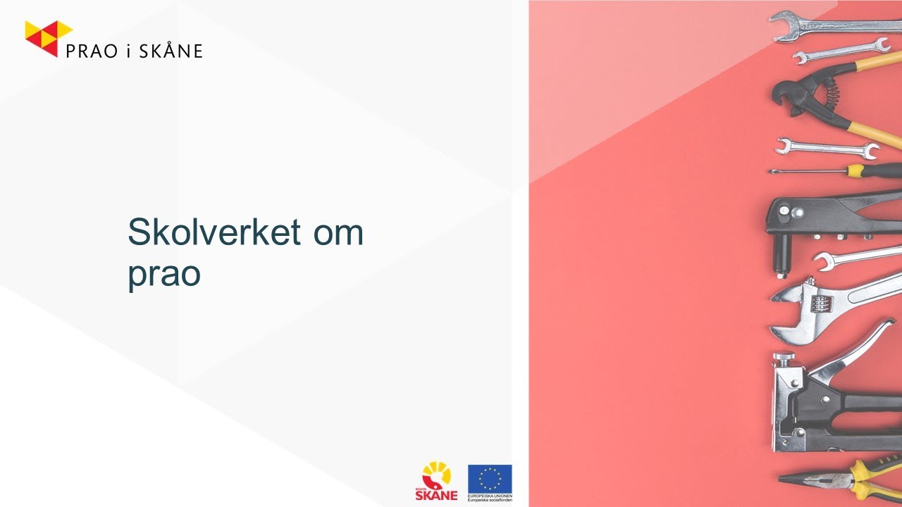 Verktyg för prao - Skolverket om prao - YouTube